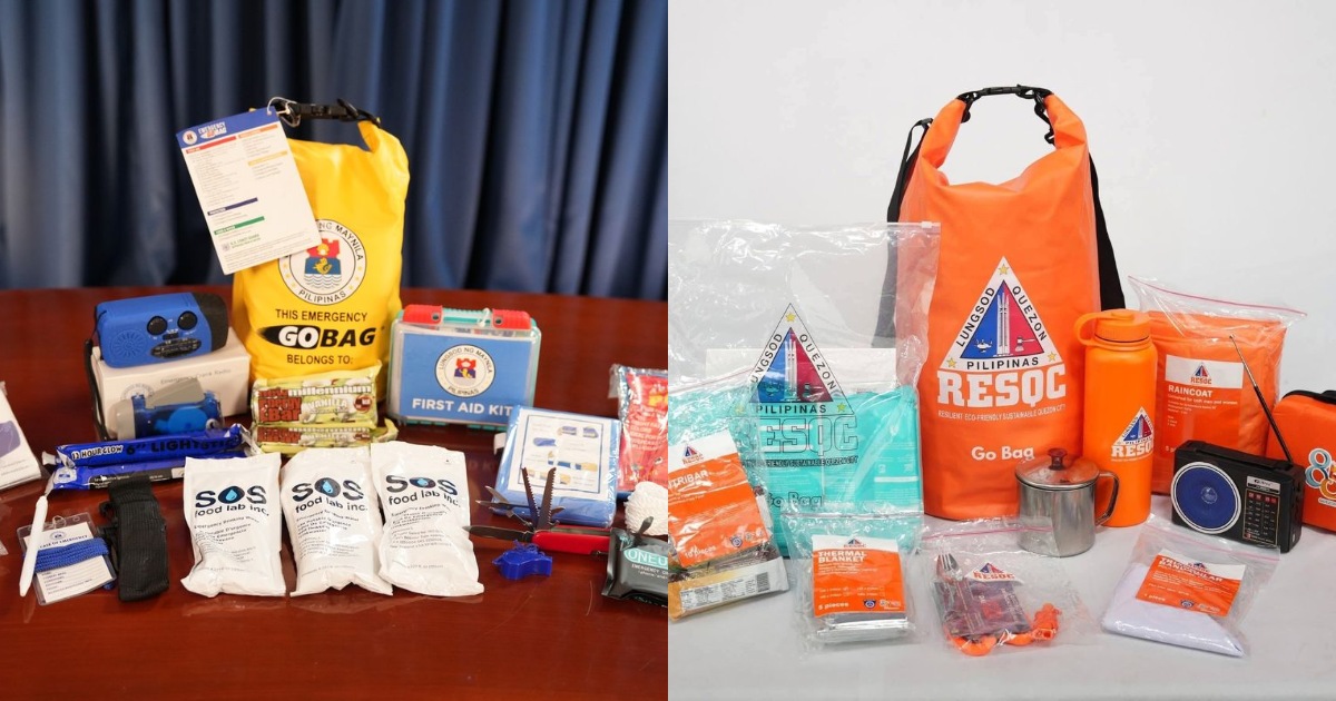 Here's what's inside emergency go bags of different LGUs • PhilSTAR Life
